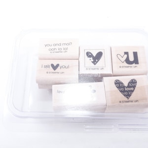 Phrases, Love, Heart, Valentines, Romance, Stamp Set, Message Stamps ...