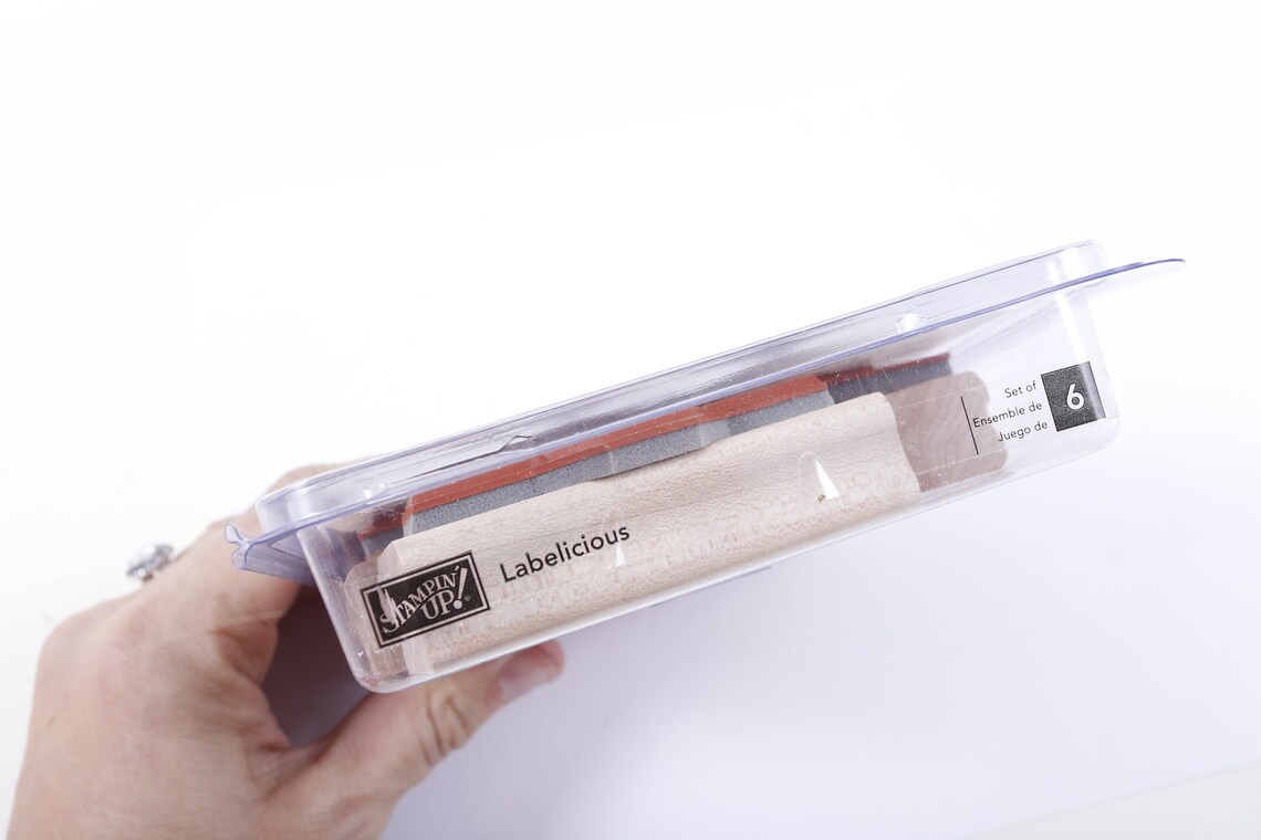 Labelicious Stamp Set Labels Frames Borders Stamp Rubber | Etsy