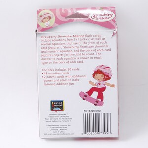 VV, Strawberry Shortcake, Addition Flash Cards, Equation, Learning ...