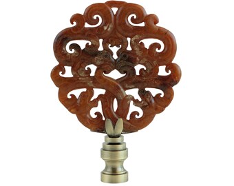 Brass Dragon Lamp Finial - Etsy