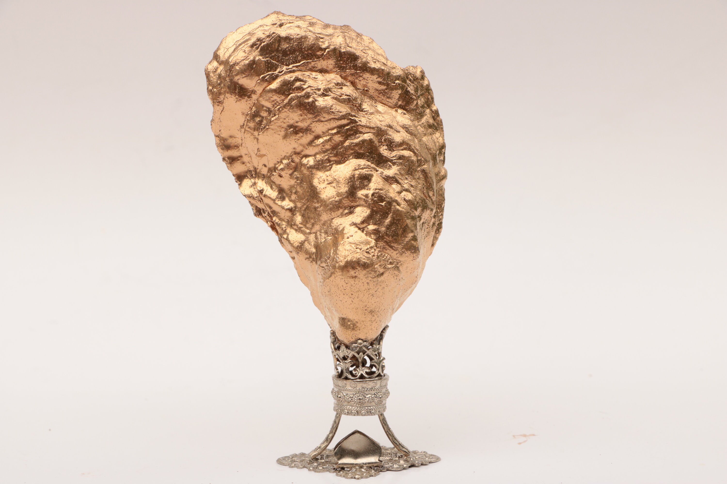 Golden Oyster Shell Place Card Holders - Set of 6 Natural Cape Cod ...