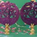 Asian Lamp Finials Chinese Calligraphy Symbols on Brass Hardware A ...