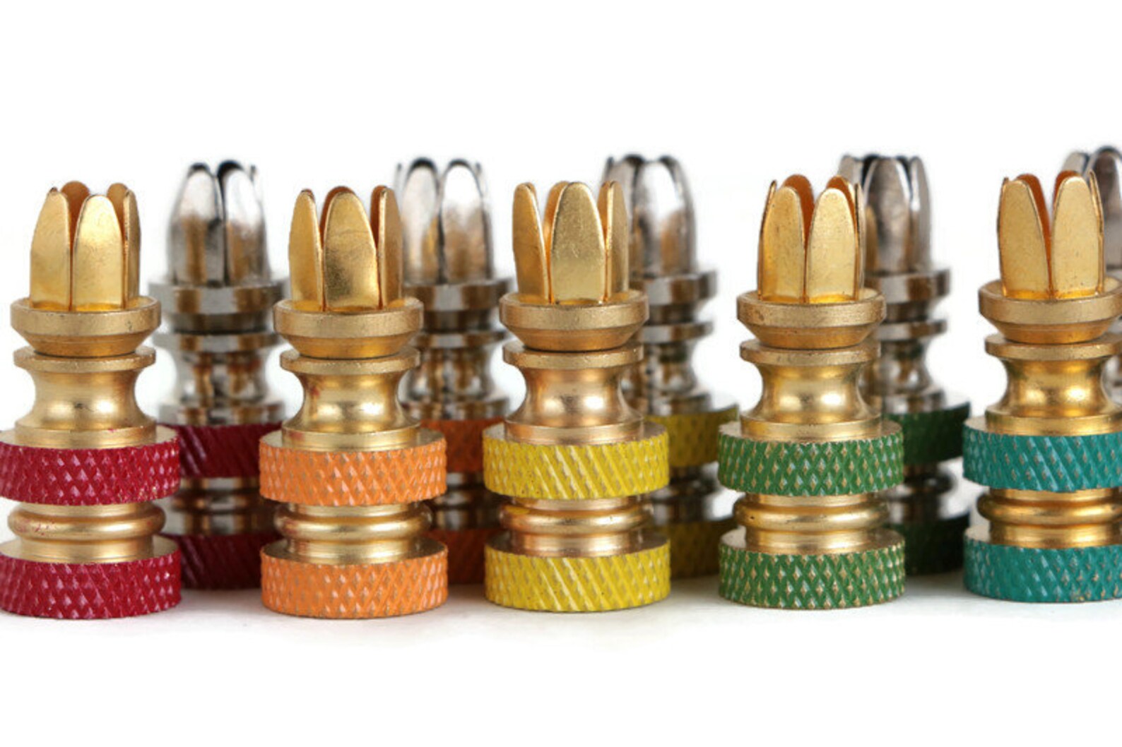 Chromatic Knurl Upgrade - Custom Lamp Finial Finish Detail for Finials ...