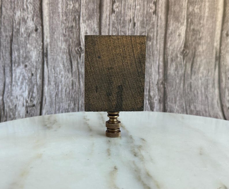 Letter H Lamp Finial - Primitive Wood Printing Block Letter H Lamp ...