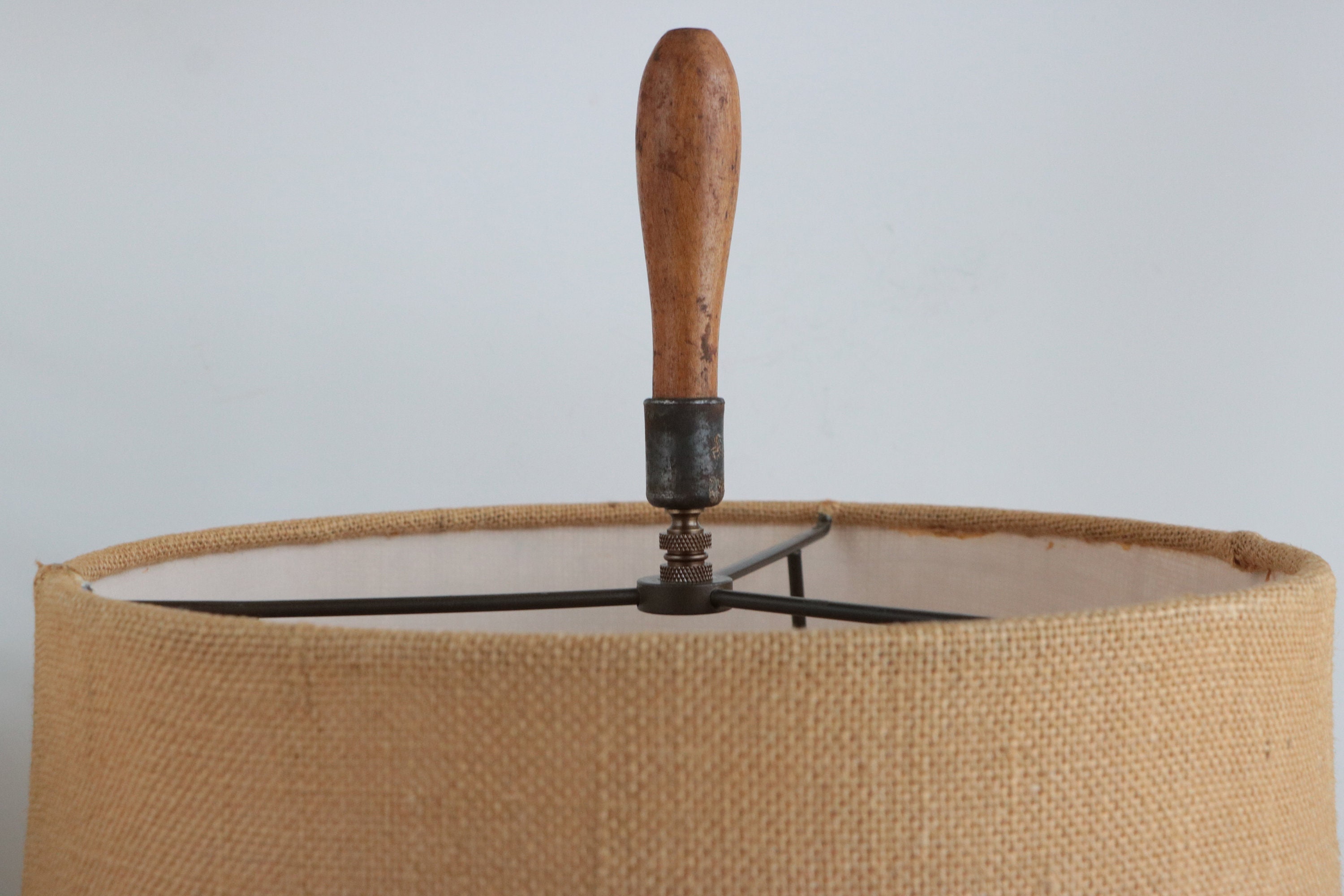 Industrial Style Wood Lamp Finials Crafted From Vintage Hand Tools ...