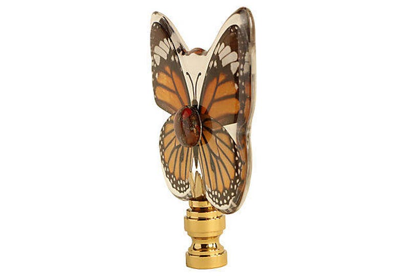 Asian Tiger Butterfly Specimen Lamp Finials Natural | Etsy