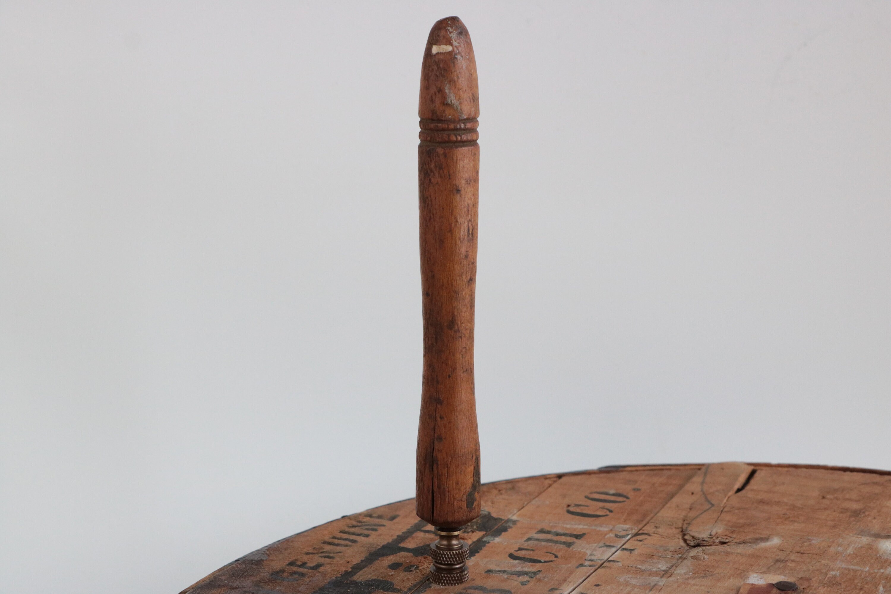 Farmhouse Style Wood Lamp Finials Crafted From Vintage Hand - Etsy