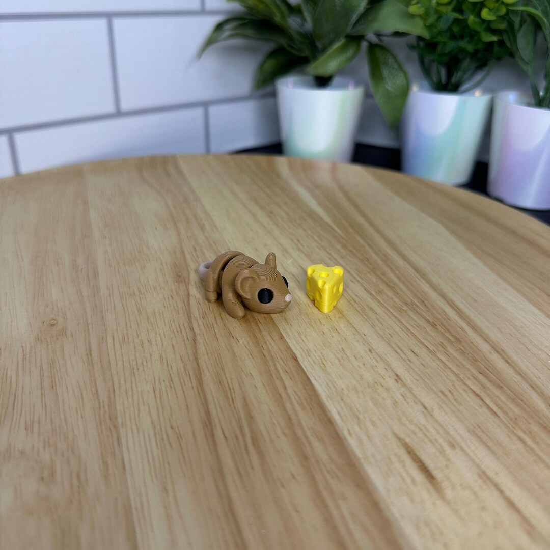 Mouse, Mini Mouse, Mouse & Cheese, Mini Animal, Rodent, Mini, Animal ...
