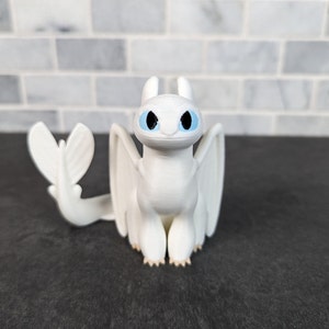 Toothless, Angel, How to Train Your Dragon, Figurine, Dragon - Etsy