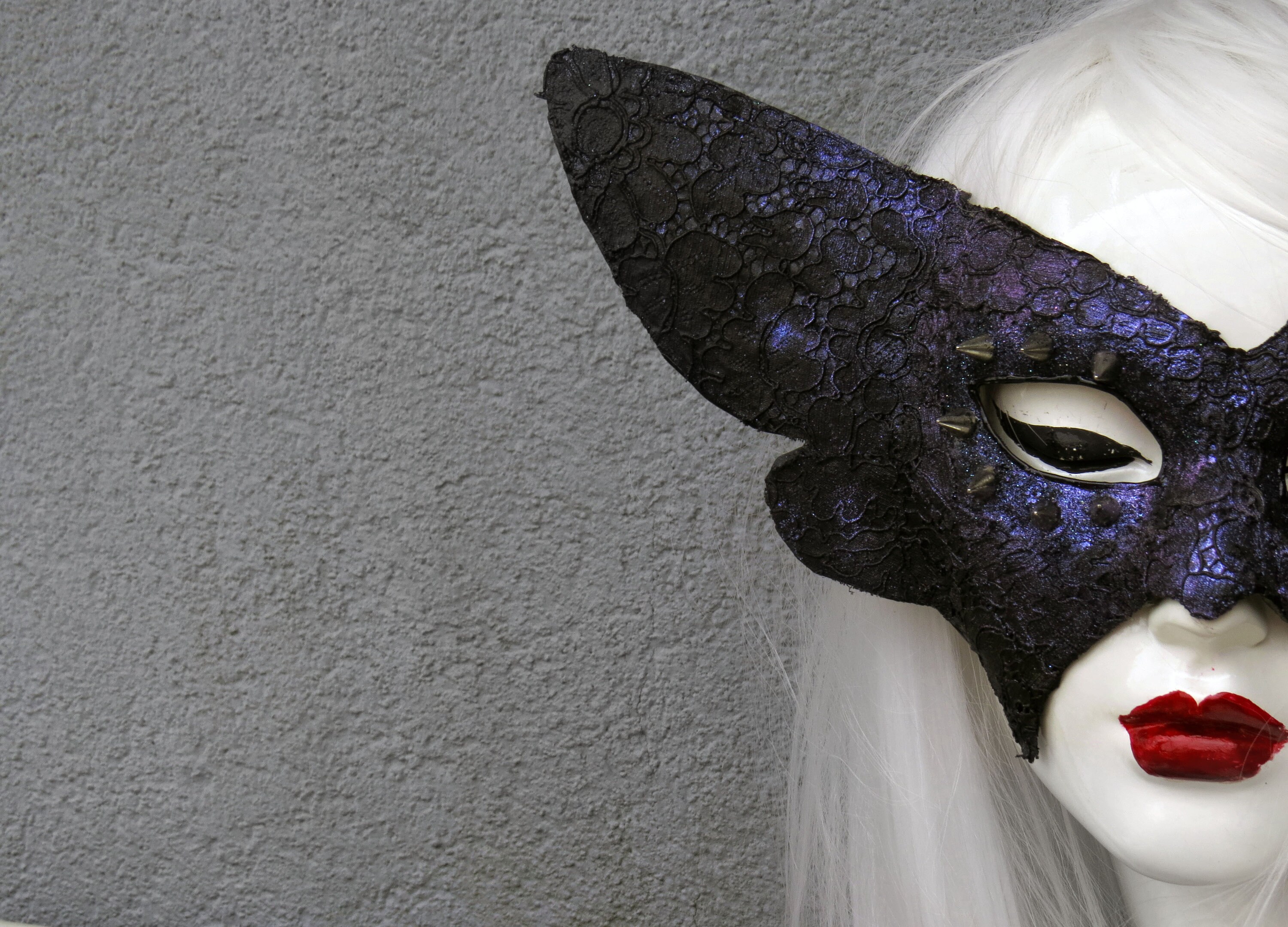 Purple Butterfly Mask - Lace Mask - Butterfly Mask - Masquerade ...