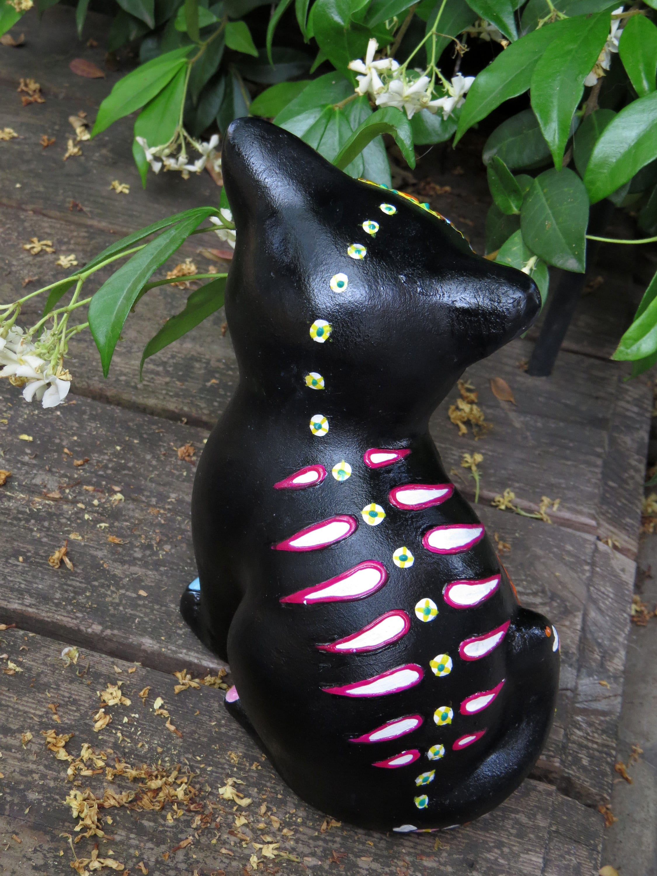 Cat Dia De Los Muertos Cat Statue Cat Art dia De Los Muertos Mexican ...