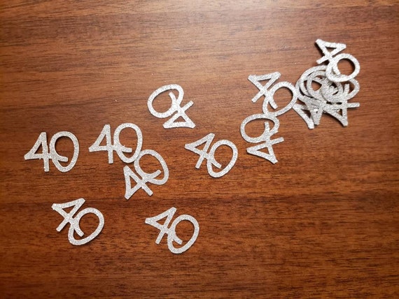 Number Confetti 50 to a Pack | Etsy