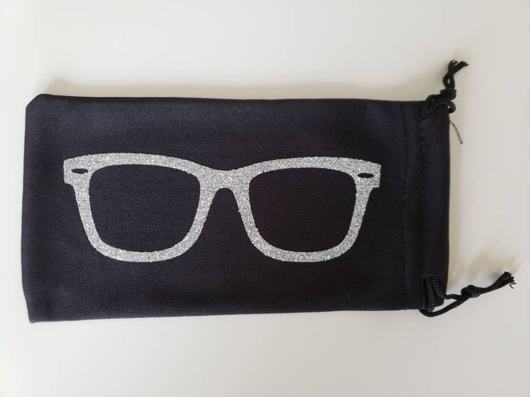 Black Microfiber Sunglasses Pouch - Etsy