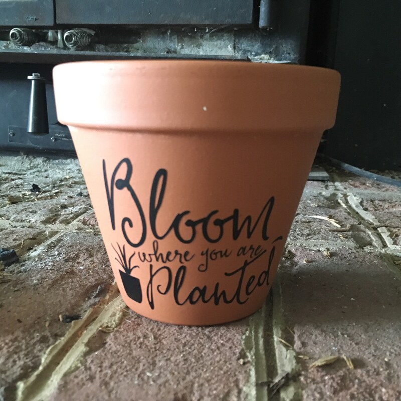 Flower Pot Decals - Etsy
