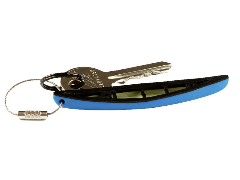Canoe Keychain 5 New Colors Flexible Plastic PVC With Stainless Steel ...