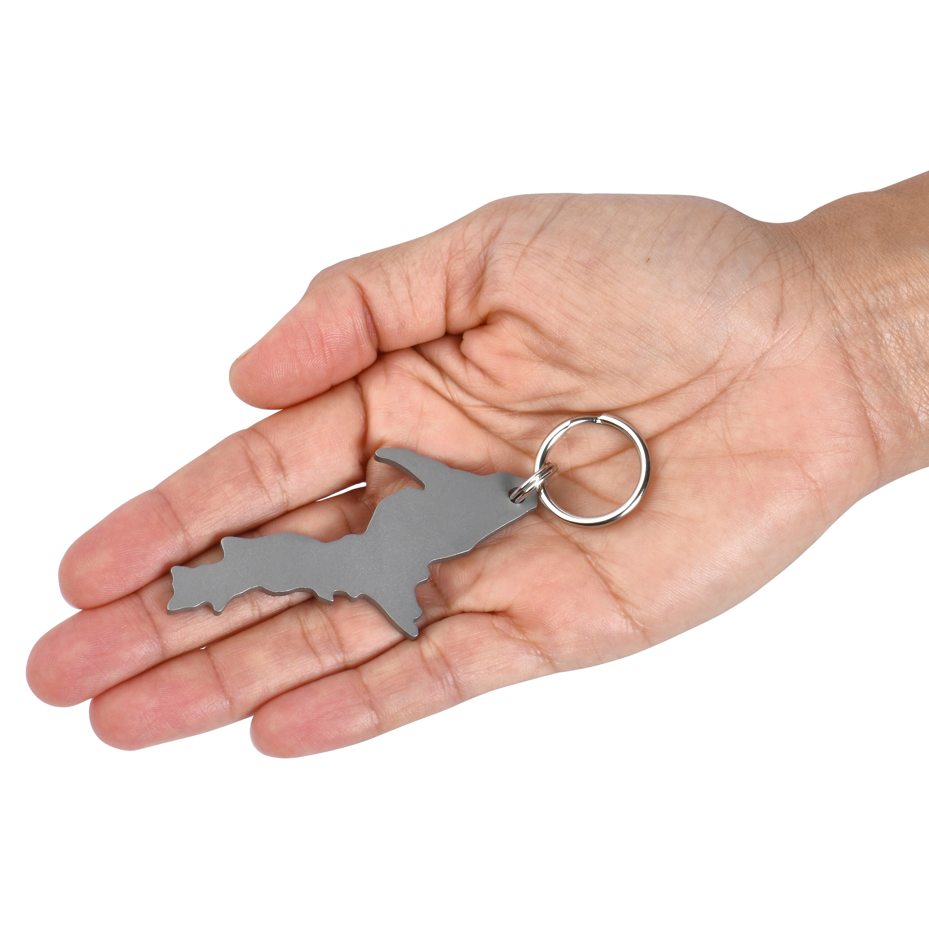 Michigans Upper Peninsula Keychain Durable Stainless Steel | Etsy