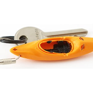 Whitewater Kayak Keychain - 5 Colors - Flexible Plastic PVC With ...