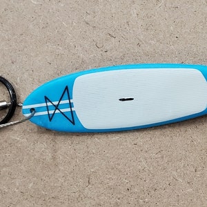 Stand up Paddle Board - SUP Keychain - Flexible Plastic PVC With ...
