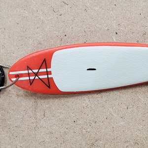 Stand up Paddle Board - SUP Keychain - Flexible Plastic PVC With ...