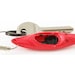 Whitewater Kayak Keychain 5 Colors Flexible Plastic PVC With Stainless ...