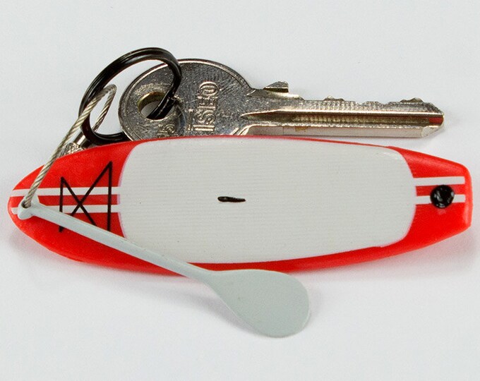 Stand up Paddle Board - SUP Keychain - Flexible Plastic PVC With ...