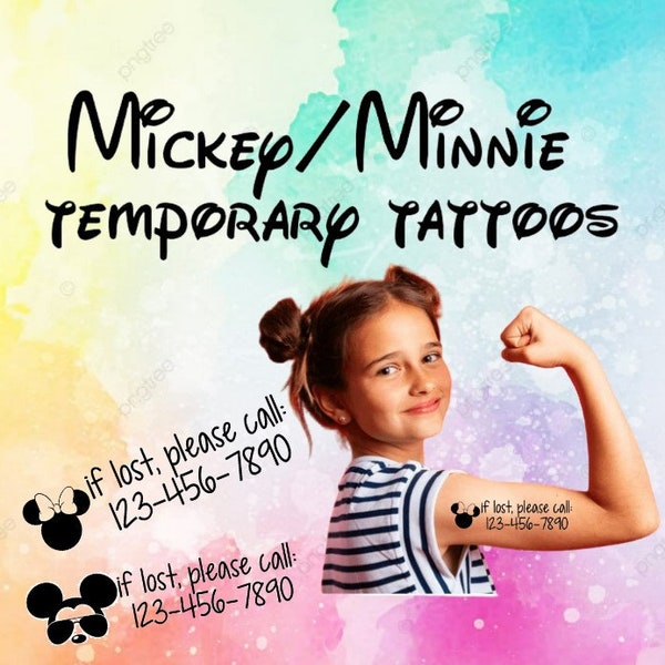 Phone Number Tattoo - Etsy