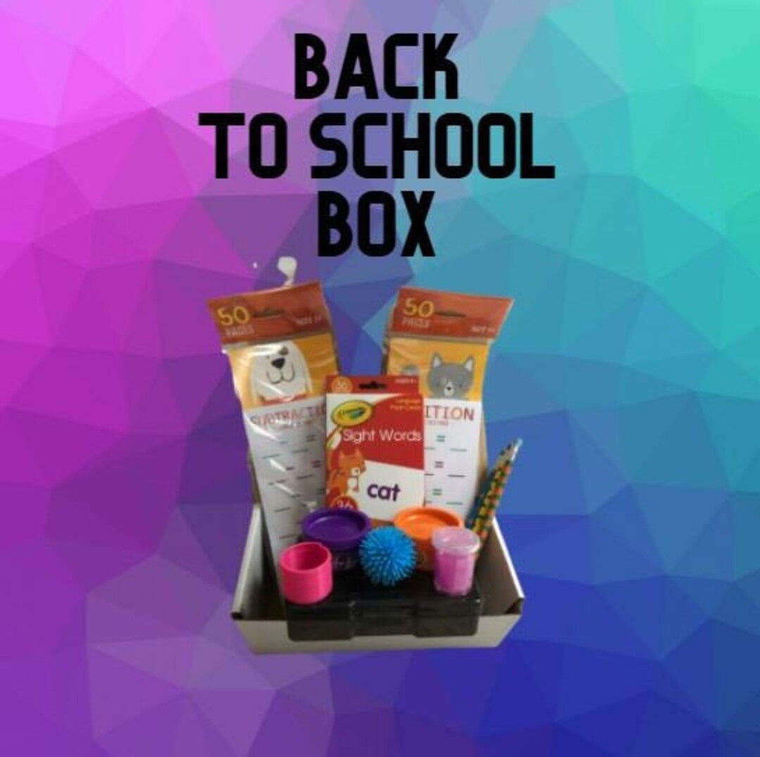 Kids Back to School Box/ Back to School/ Gift for Child/ - Etsy
