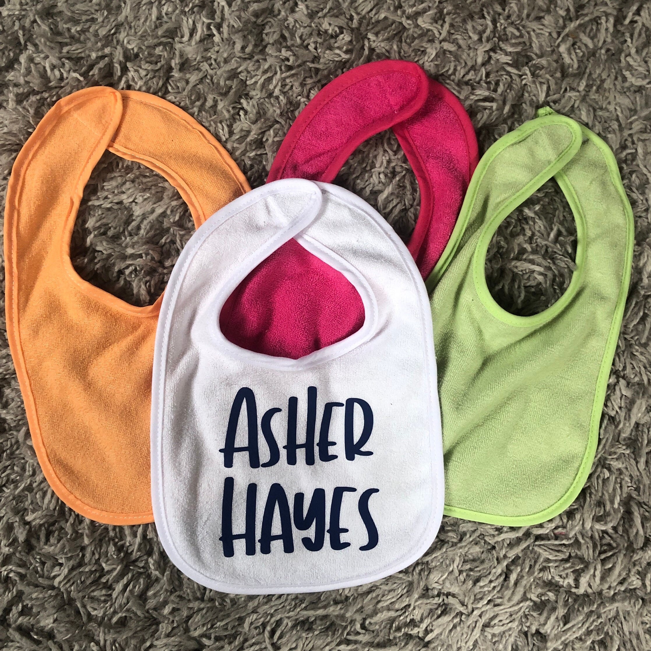 Custom Name Baby Bibs/ Baby Bibs/ Personalized Baby Bibs/ Baby - Etsy