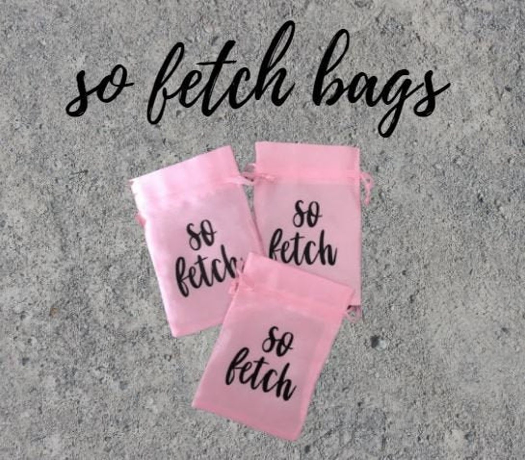 So Fetch Party Bags/ Birthday Favors/ Party Bags/pink Party Favors ...