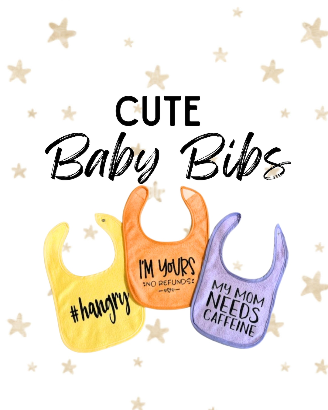 Baby Bibs/ Funny Bibs/ Baby Gifts/ Baby Shower/ Hangry/ Gifts for Baby ...