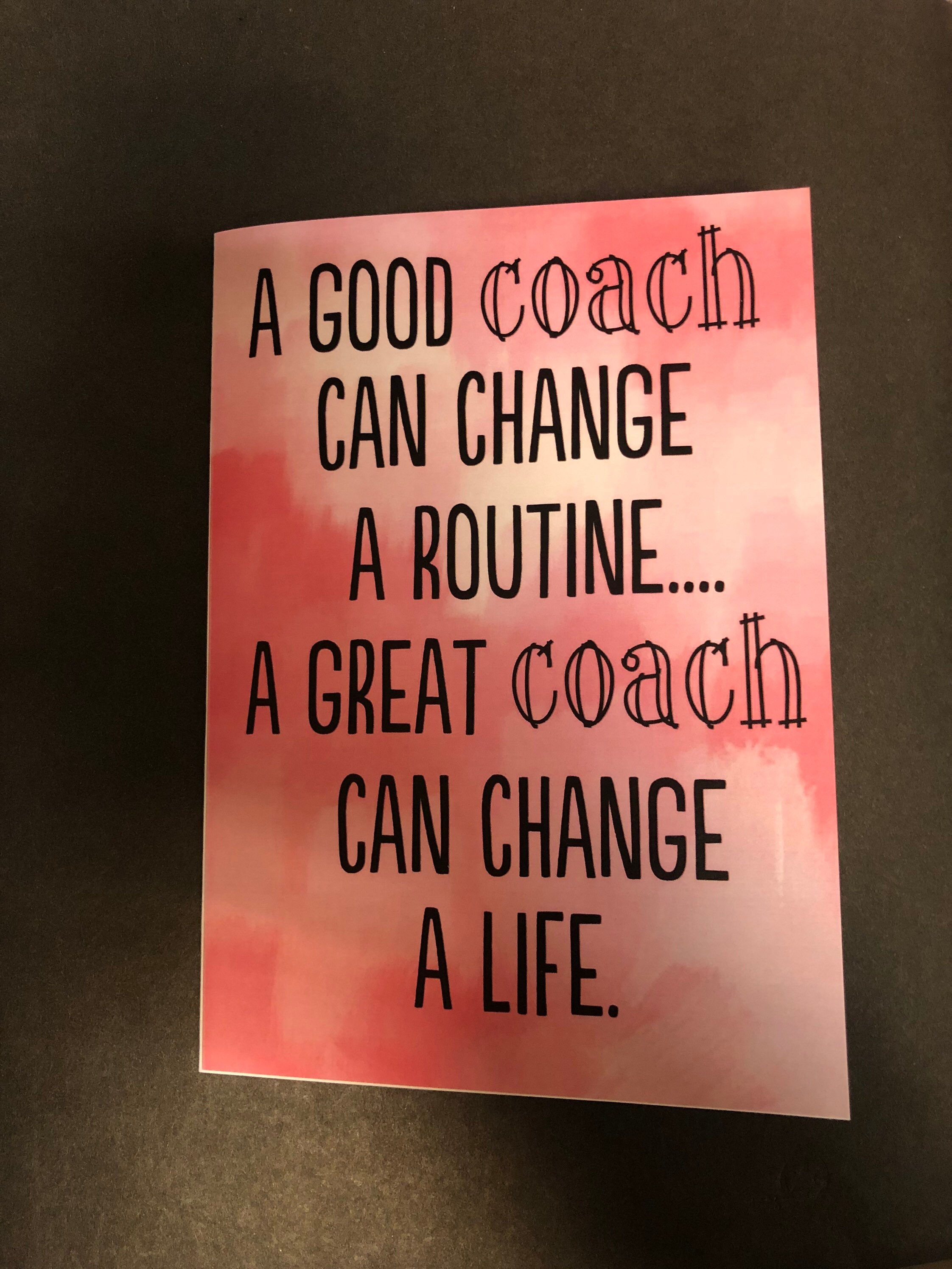 Cheer Coach Thank You Poems