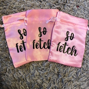 So Fetch Party Bags/ Birthday Favors/ Party Bags/pink Party Favors ...