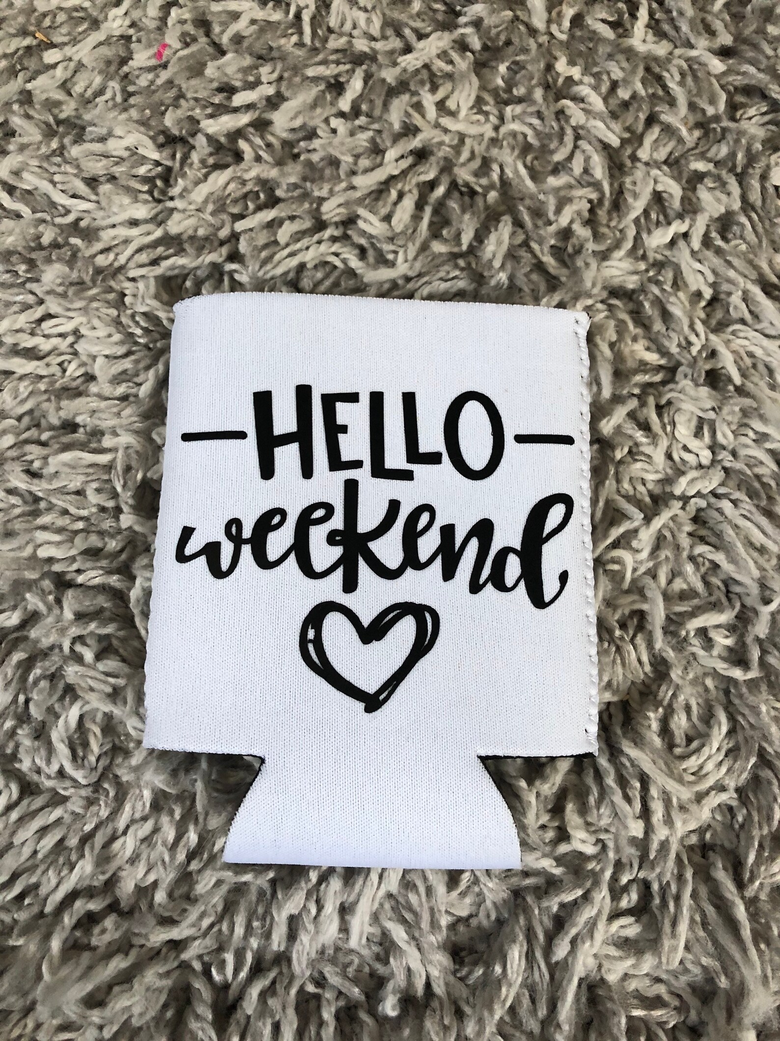Custom Drink Holder/ Hello Weekend/ Hello Weekend Drink | Etsy