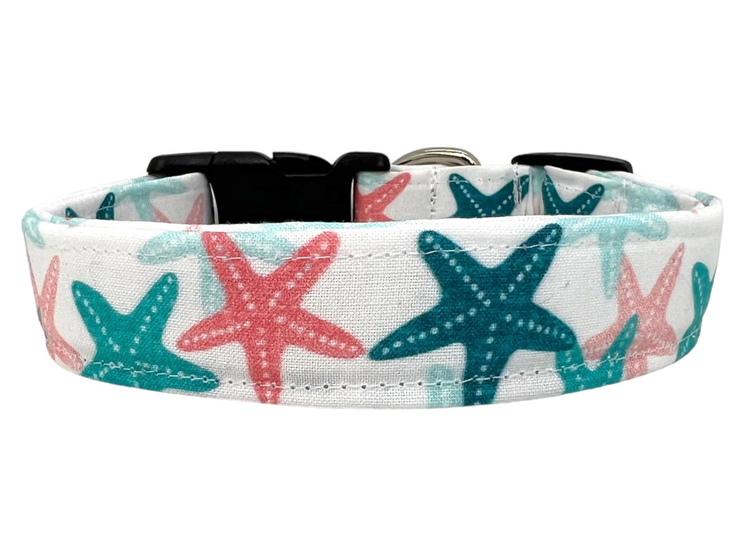 Starfish Dog Collar, Dog Collar, Dog Starfish, Summer Dog Collar, Beach ...