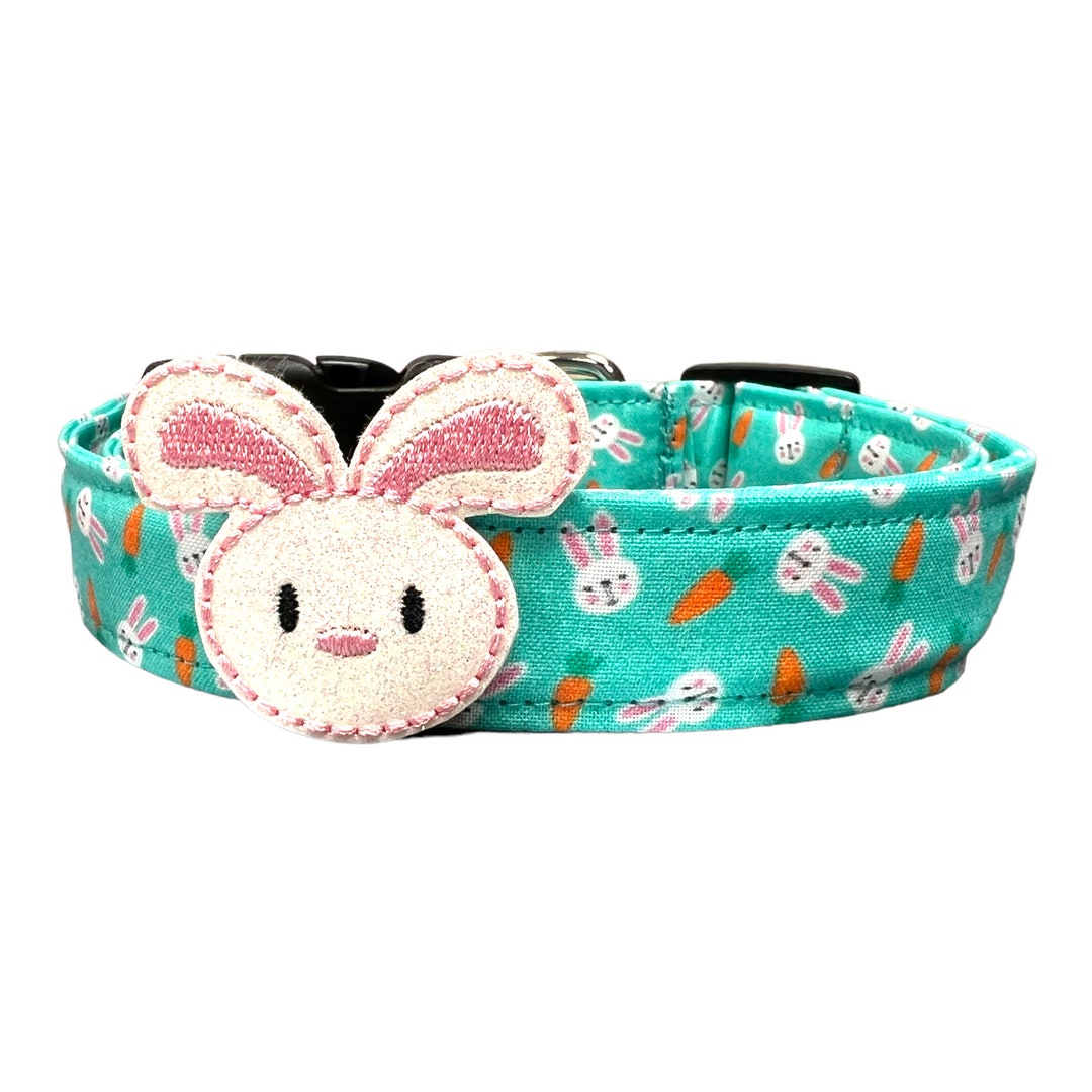 Dog Collar, Easter Bunny Dog Collar, Easter Dog Collar With Easter ...