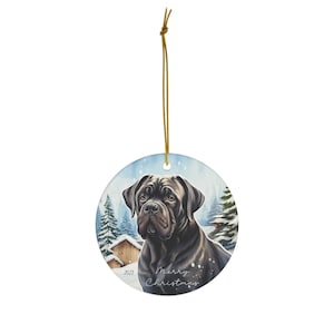 Cane Corso Christmas Ornament, Cane Corso Ornament, 2023 Cane Corso ...