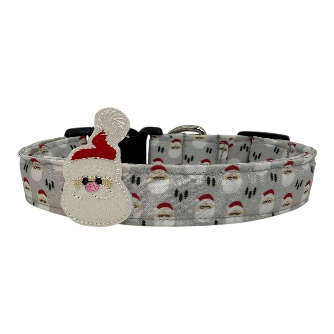 Christmas Dog Collar, Santa Claus Collar With Embellishment, Christmas ...