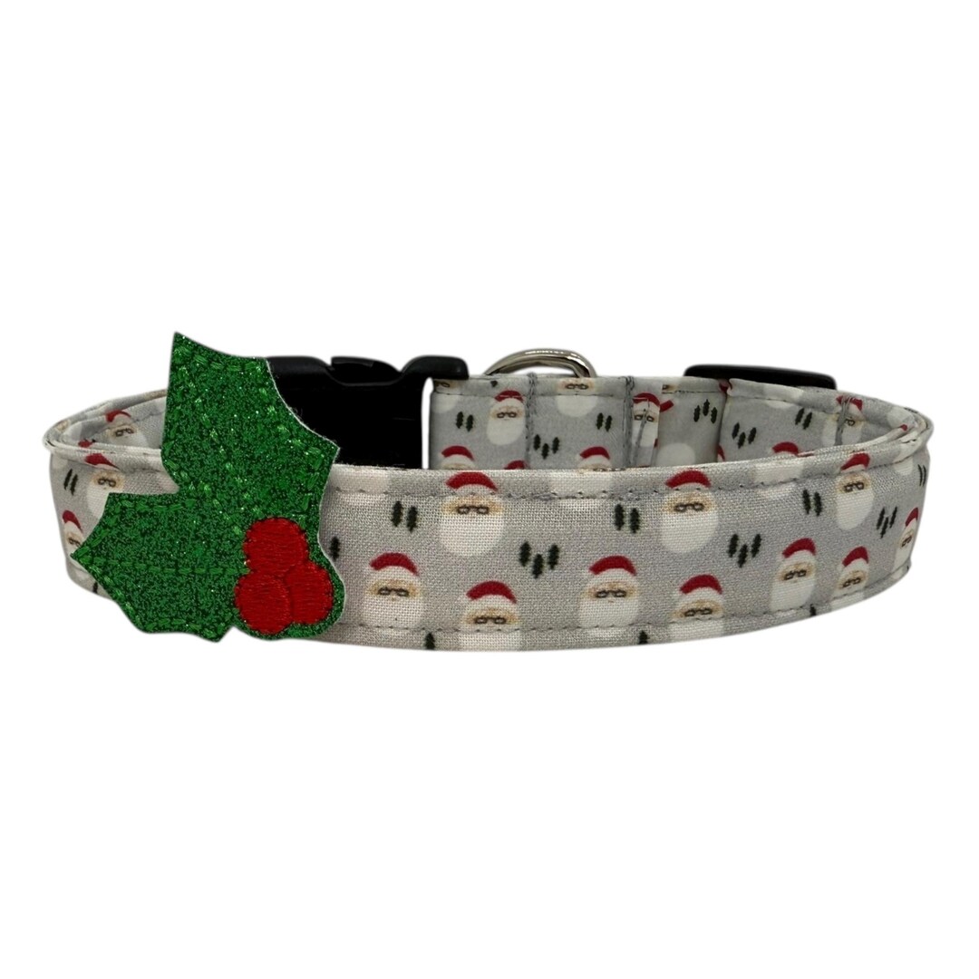 Christmas Dog Collar, Santa Claus Collar With Embellishment, Christmas ...