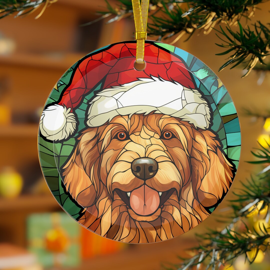 Doodle Ornament, Doodle Glass Christmas Ornament, Stained Glass ...