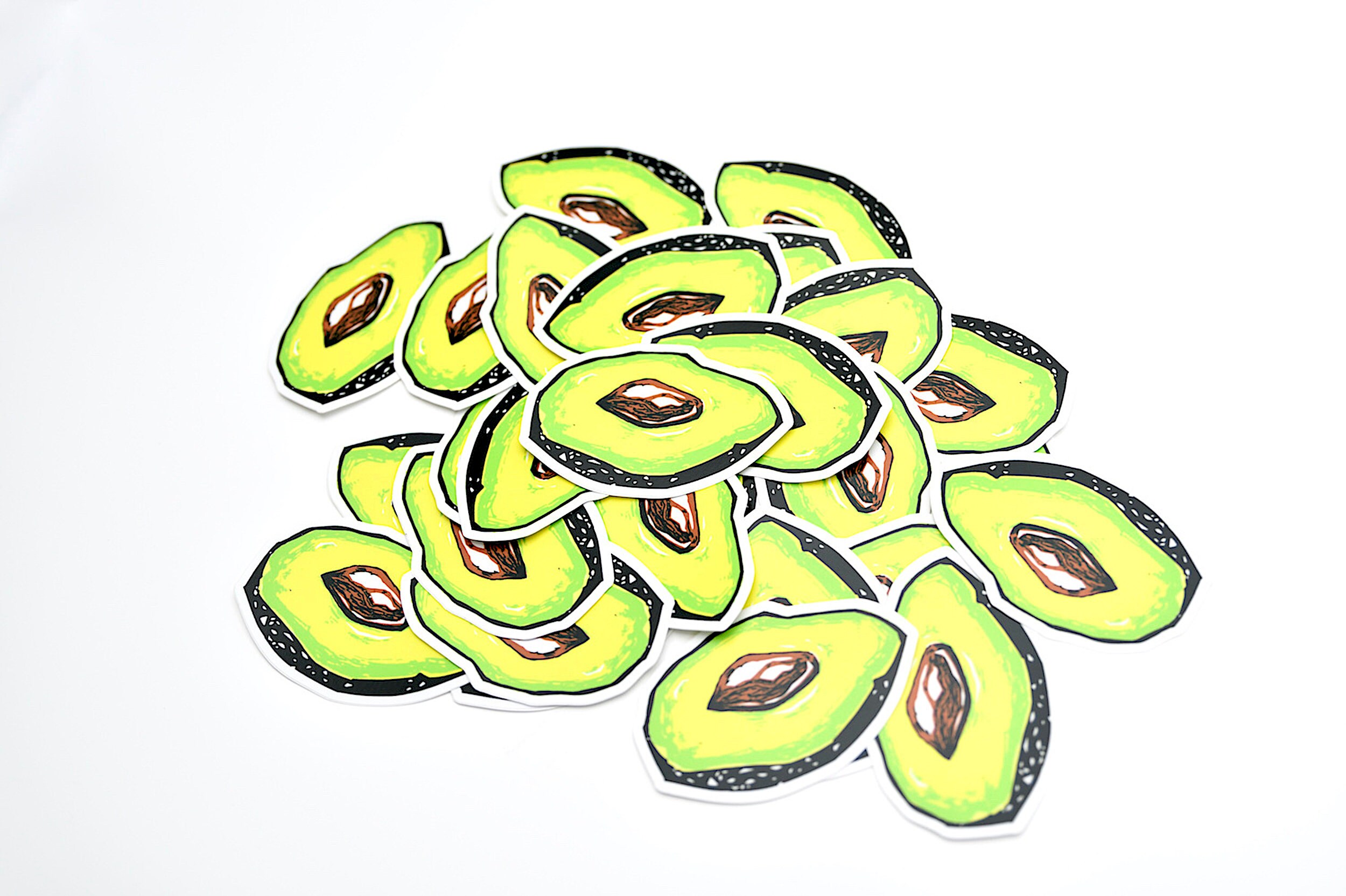 Avocado Stickers Waterproof Sticker for Snowboards - Etsy