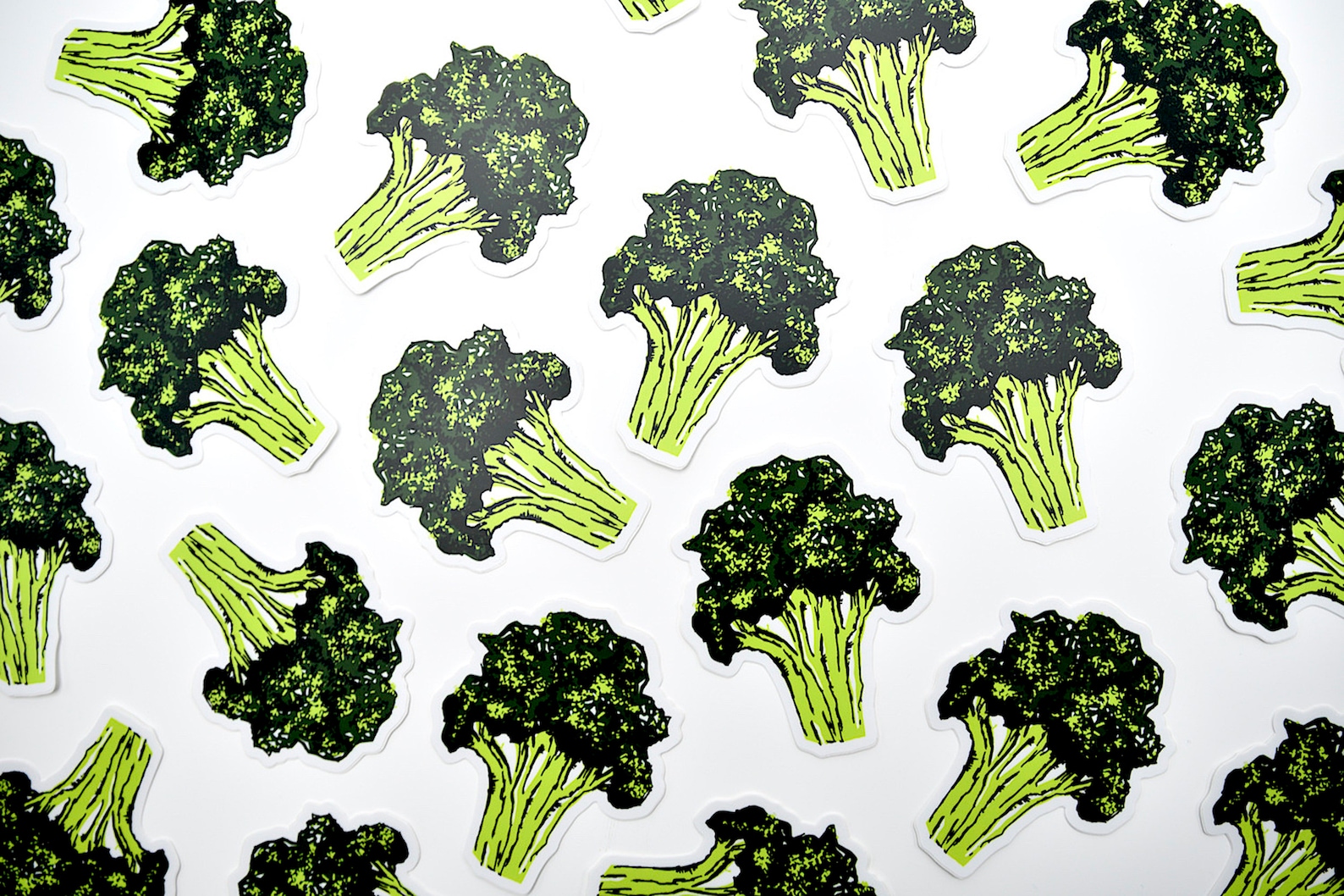 Broccoli Sticker Broccoli Water Bottle Sticker Broccoli - Etsy