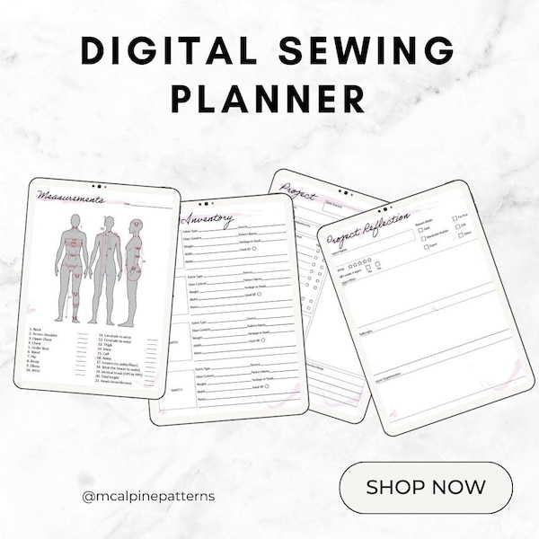 Sewing Planner - Etsy