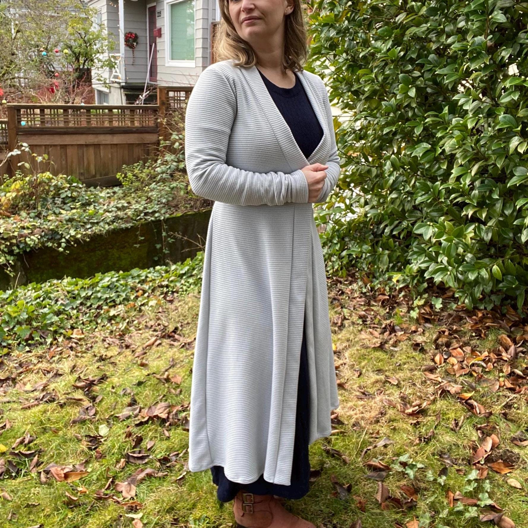 Coleus Long Line Cardigan | Cardigan Sewing Pattern | Long Cardigan ...