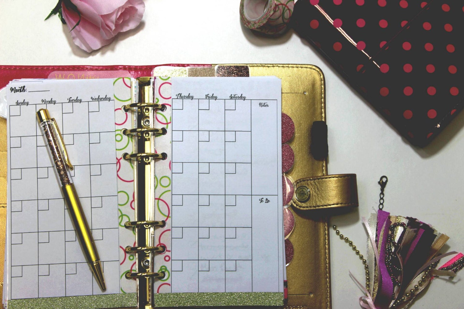 Undated Month On 2 Pages Personal Size Inserts 6 75x3 75 Etsy undated-month-on-2-pages-personal-size-inserts-6-75x3-75-etsy