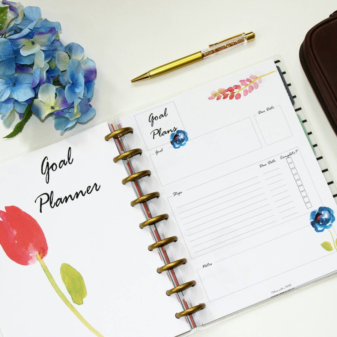 Goal Planning Happy Planner Inserts, Create 365, Mambi Insert, Happy ...