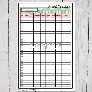 Happy Planner Inserts, Mood Tracker and Plotter Inserts, Happy Planner ...