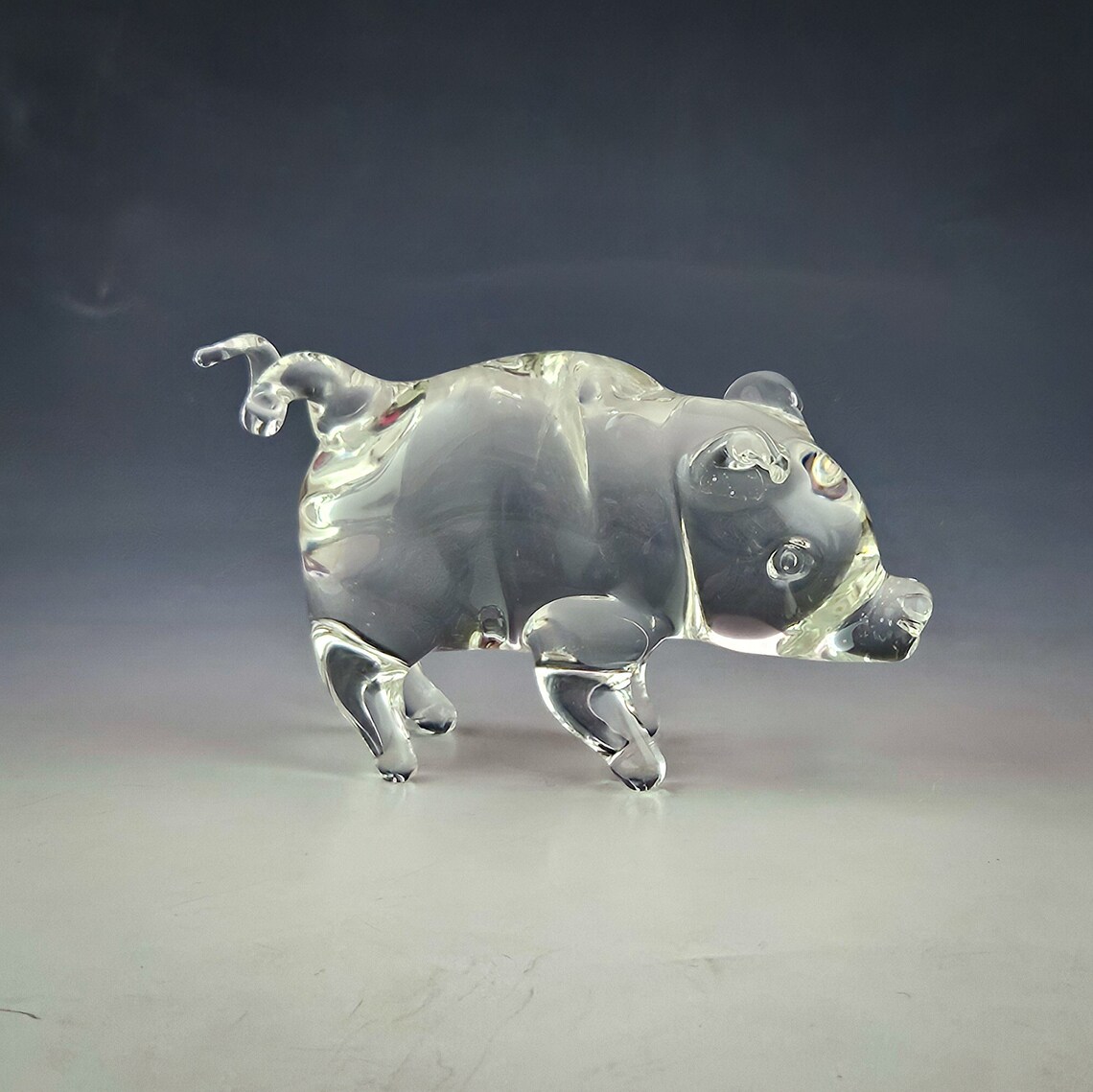 Clear Pig Sculpture - Etsy