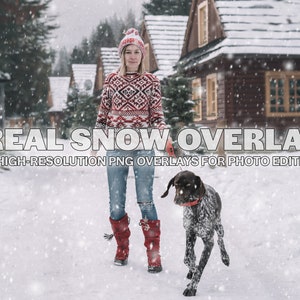 Realistic Snow Overlays | Falling Snow | Winter Time Overlays | Dark ...