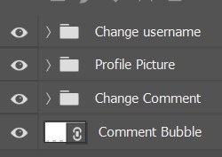 Tiktok Reply Bubble Photoshop Template Custom Question Response Overlay for Tiktok Ads - Etsy