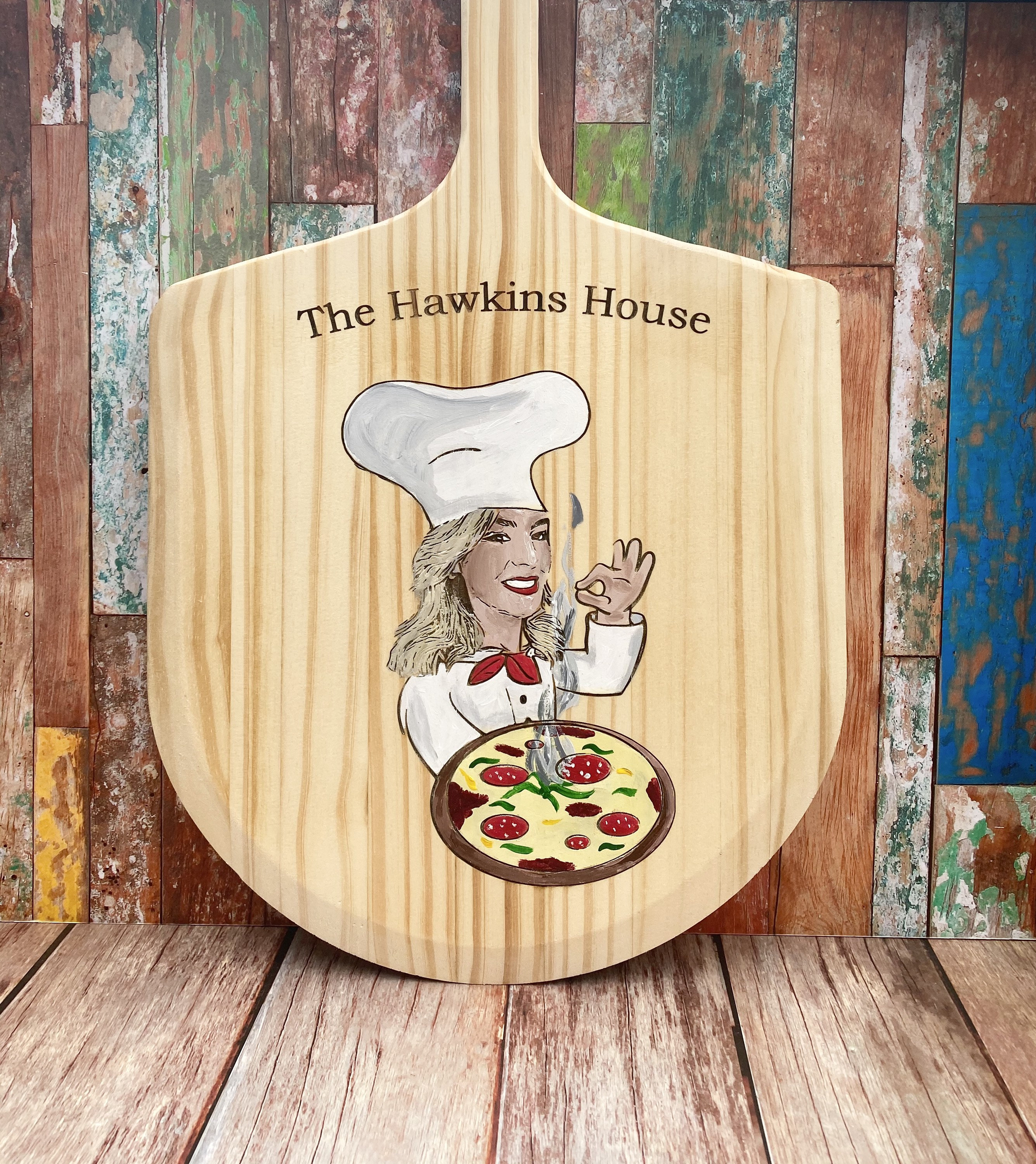 Pizza Peel, Personalized Pizza Peel, Custom Pizza Peel, Pizza Shop ...